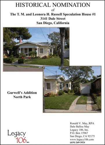 Historic Designations, Legacy 106 Inc